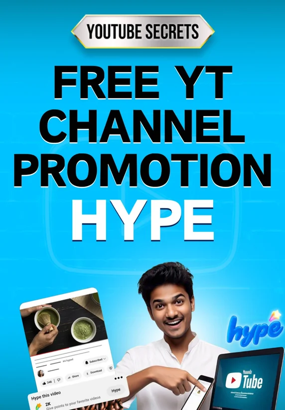 Free Yt Channel Promotion - Hype | Youtube Secret