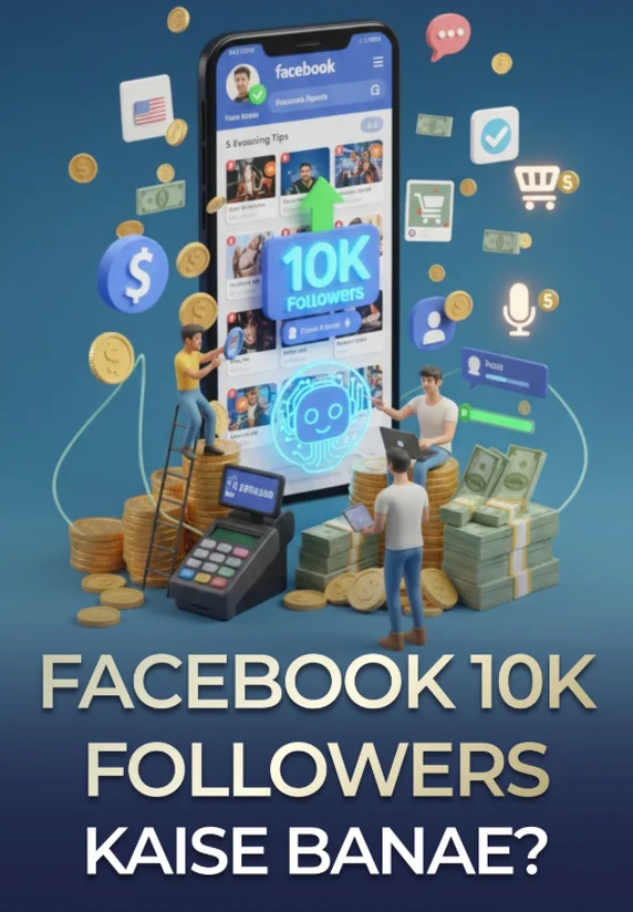 Facebook 10k Followers Kaise Banae? | Facebook se Earning