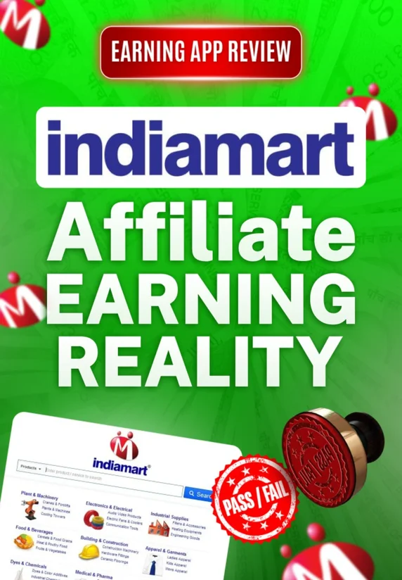 IndiaMart Affiliate Earning Reality? | Earning App Review