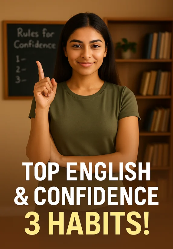 Top English & Confidence, 3 Habits! | English Speaking Mastery