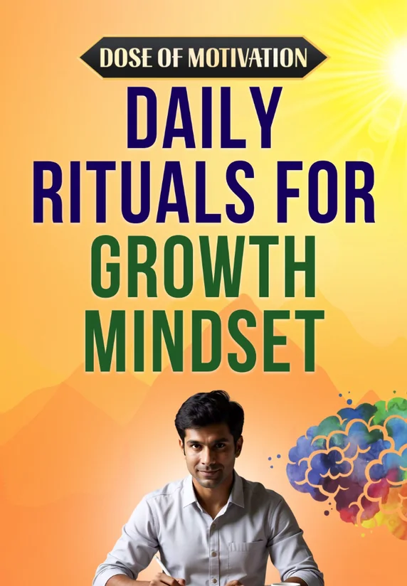Daily Rituals For Growth Mindset | Dose of Motivation