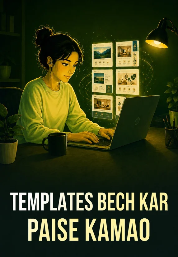 Templates Bech Kar Paise Kamao | Work from Home & Earn