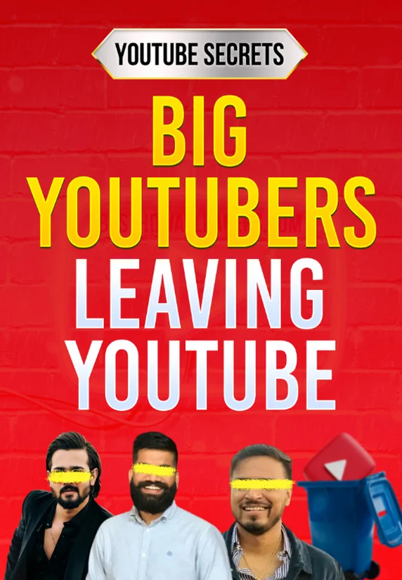 Big Youtubers Leaving Youtube | Youtube Secret