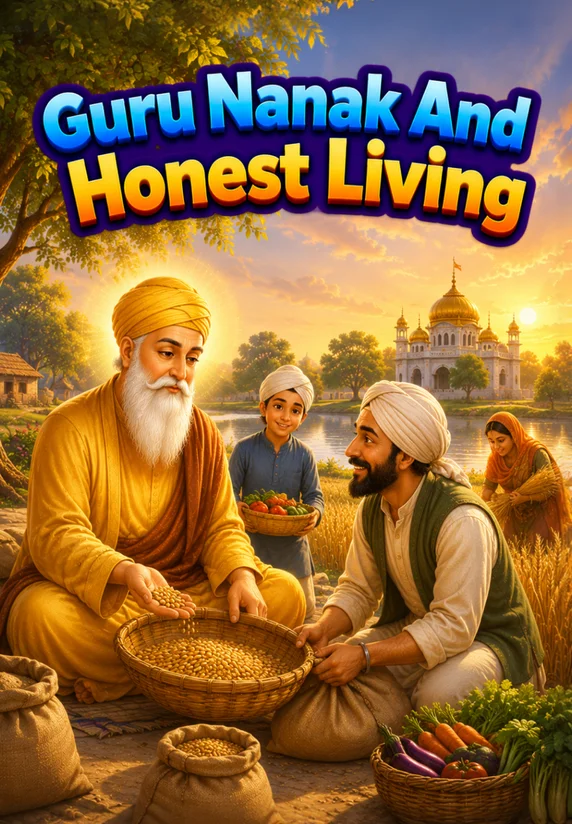 Guru Nanak And Honest Living | Little Mythology Tales