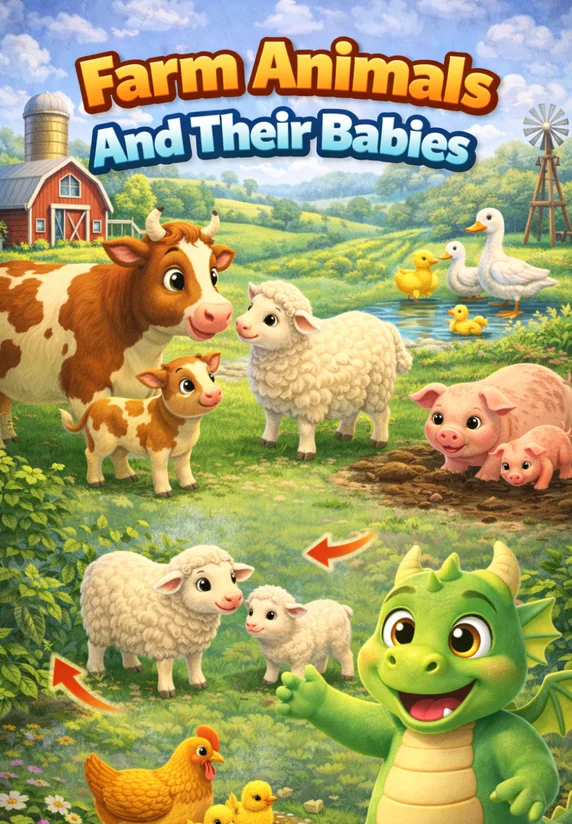 Farm Animals And Their Babies | The Curious Corner