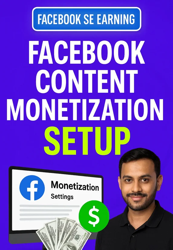 Facebook Content Monetization Setup | Facebook se Earning