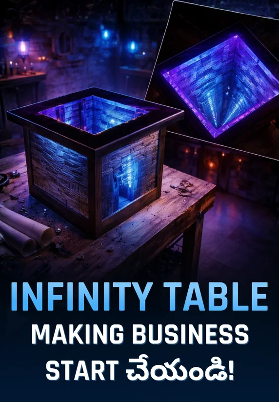 Infinity Table Making Business Start చేయండి! | Small Business Ideas