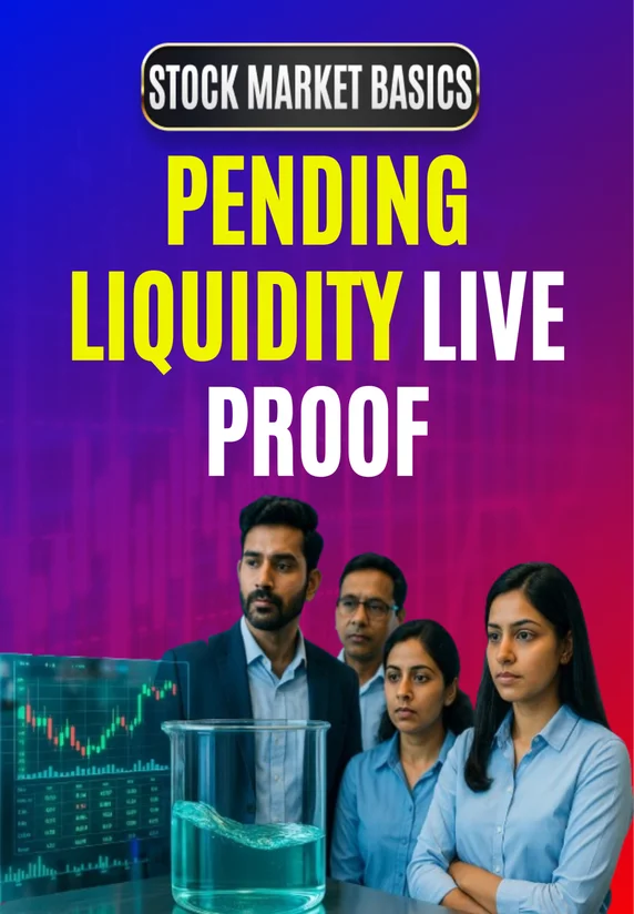 Pending Liquidity Live Proof | Stock Market Basics