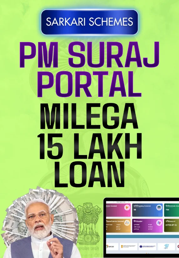 Pm Suraj Portal Se Milega 15 Lakh Loan | Sarkari Schemes