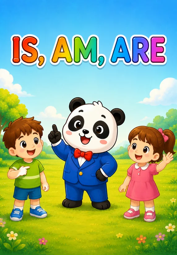 Is, Am, Are | Basic English For Kids