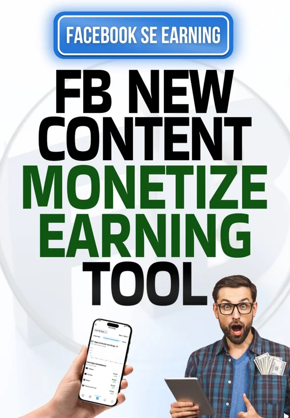Fb New Content Monetize Earning Tool | Facebook se Earning